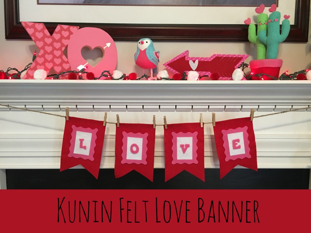 Kunin Felt Love Banner | A Sweet Berry Designs Blog